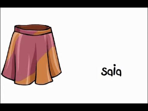 Clothing and accessories in Portuguese / Ropa y accesorios en portugués ...