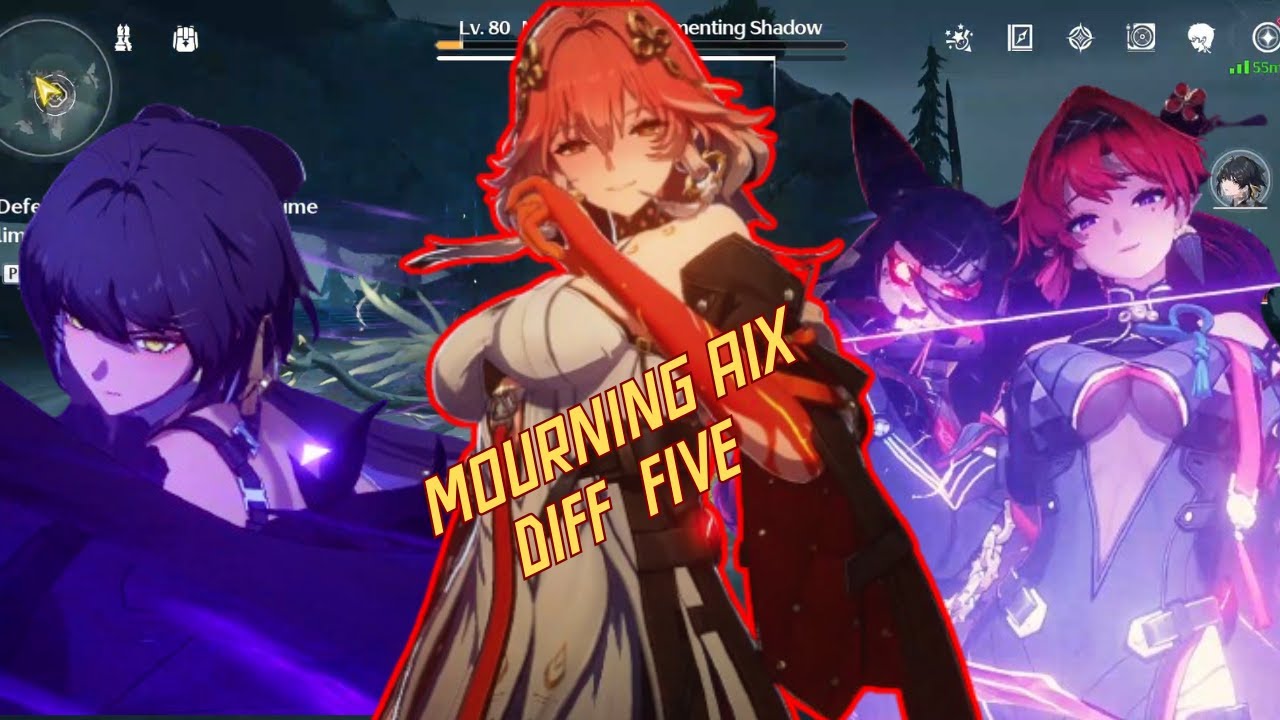 Mourning aix diff 5 vs rover quick swap team | Wuthering waves - YouTube