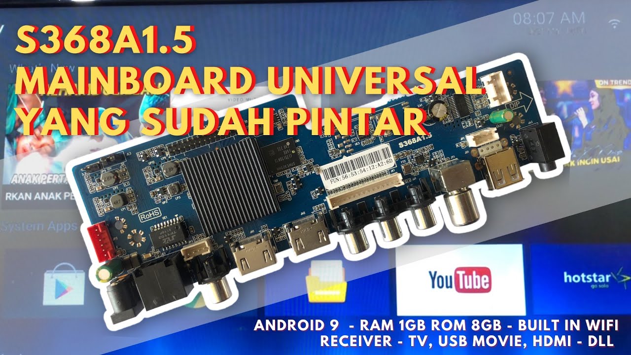 S368A1.5 Smart TV Android LCD LED TV Universal Mainboard - Murah Mudah ...
