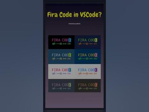 Fira Code VsCode configurations #shorts #vscode #firacode #coding #font ...