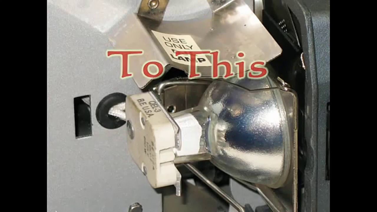How to Install Lamp Module Kit in a Bell & Howell Projector - YouTube