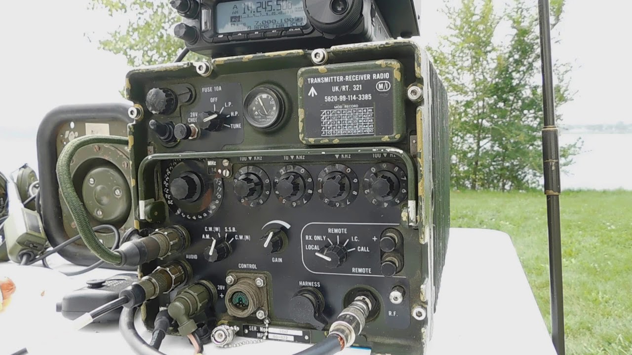 Clansman VRC-321, RT/321 on Bell Isle - YouTube