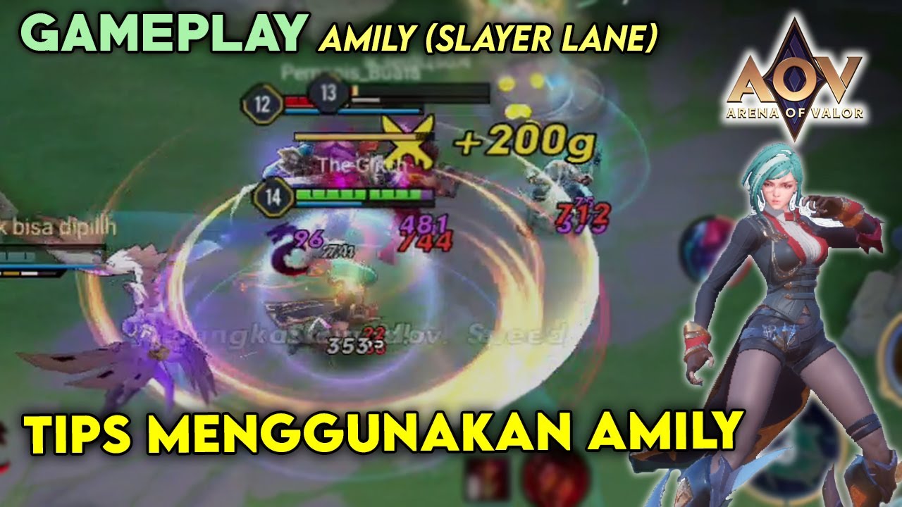 Tips Menggunakan Amily - Gameplay Amily - Arena of Valor Indonesia ...