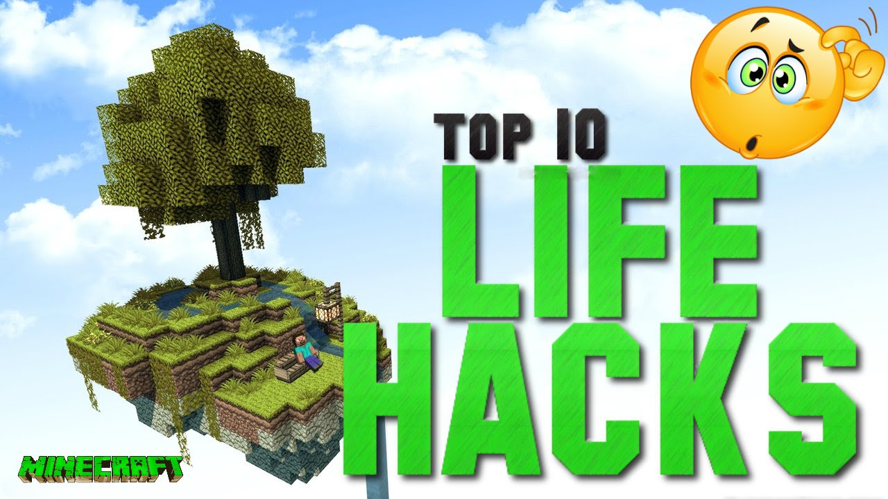 TOP 10 LIFE HACKS MINECRAFT | EFFICIENT MINECRAFT IDEAS! (2016) - YouTube