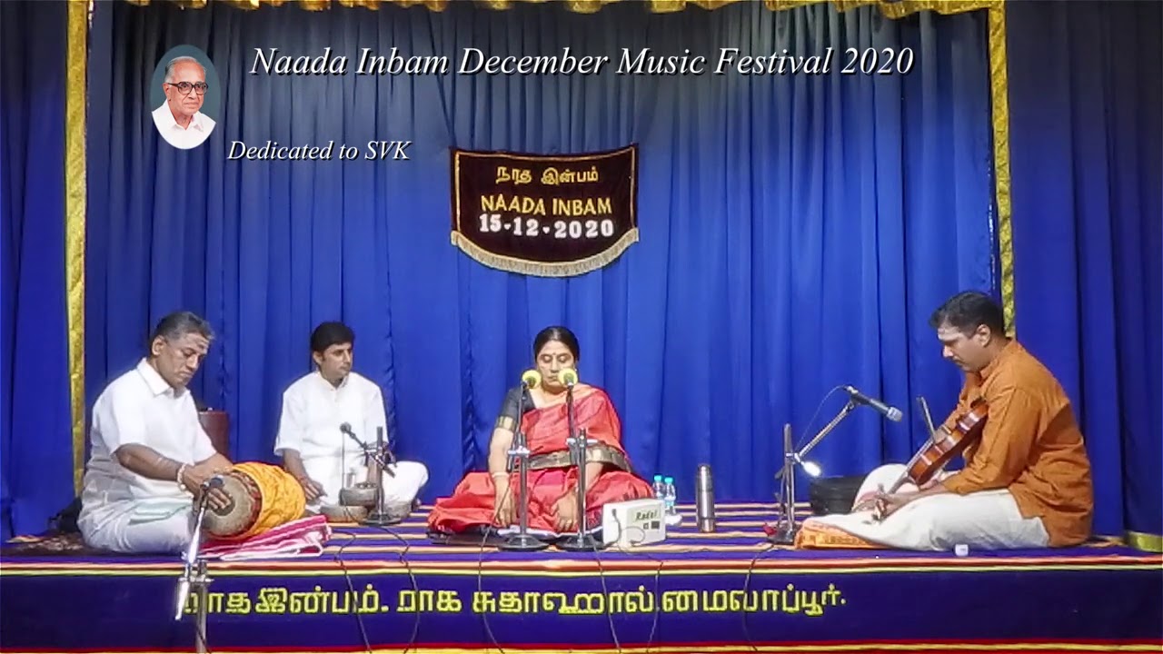 Vidushi Aruna Prabha Ranganathan for Naada Inbam December Music ...