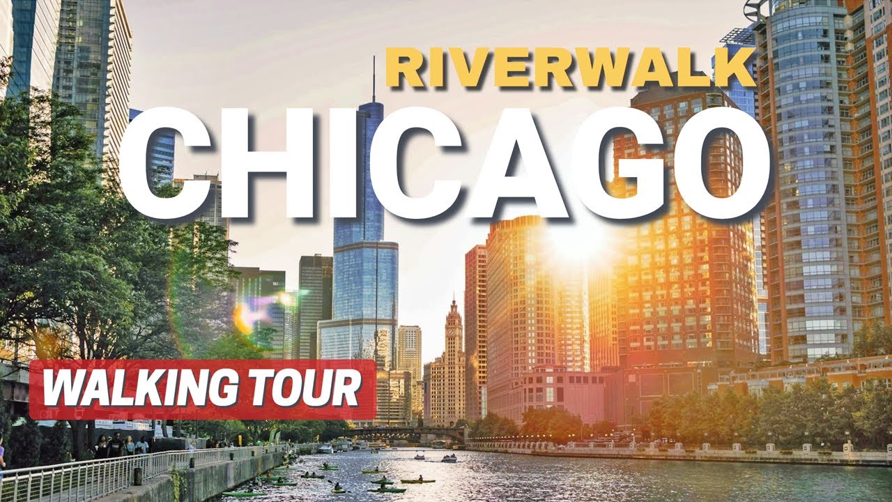 Chicago Riverwalk - Walking Tour in 4K - YouTube