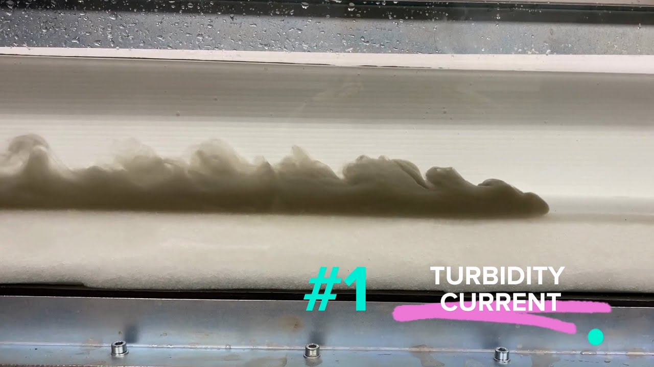 Teaching sedimentology with analogue models: turbidity currents - YouTube