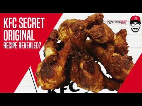 KFC Secret Original Recipe Revealed? - YouTube