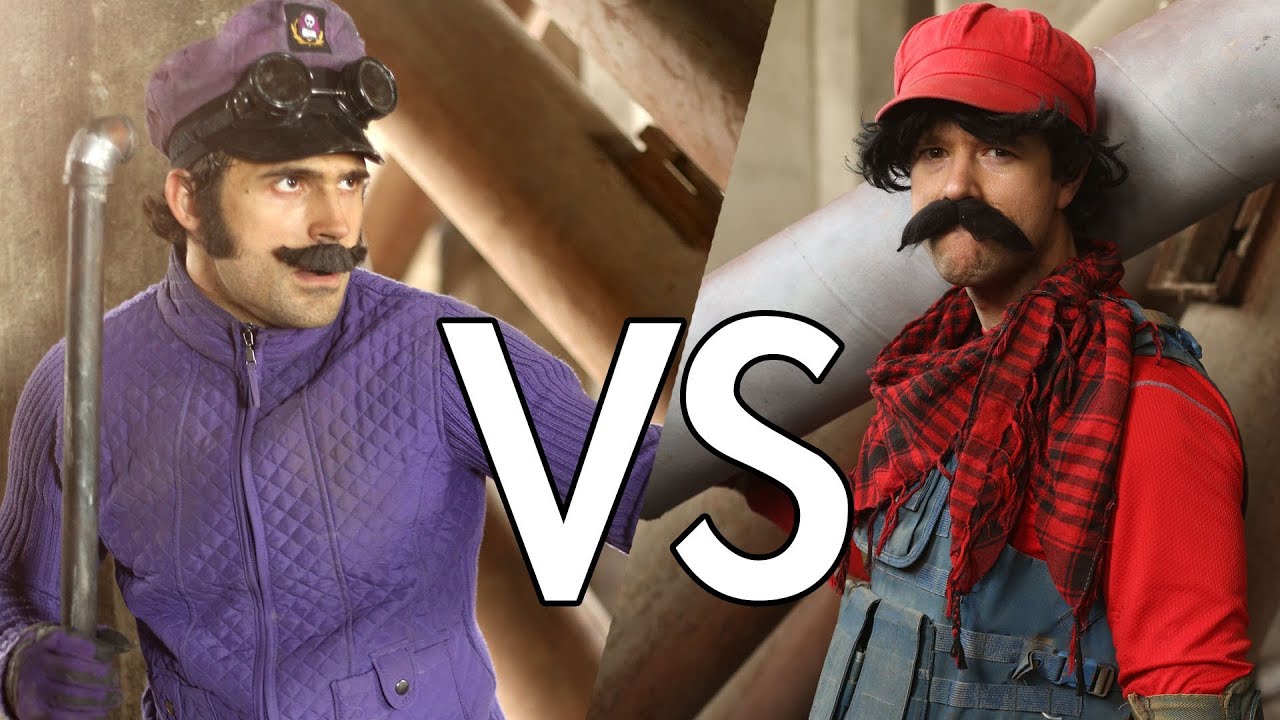 Mario VS Waluigi (Fight Scene from Mario Warfare) - YouTube