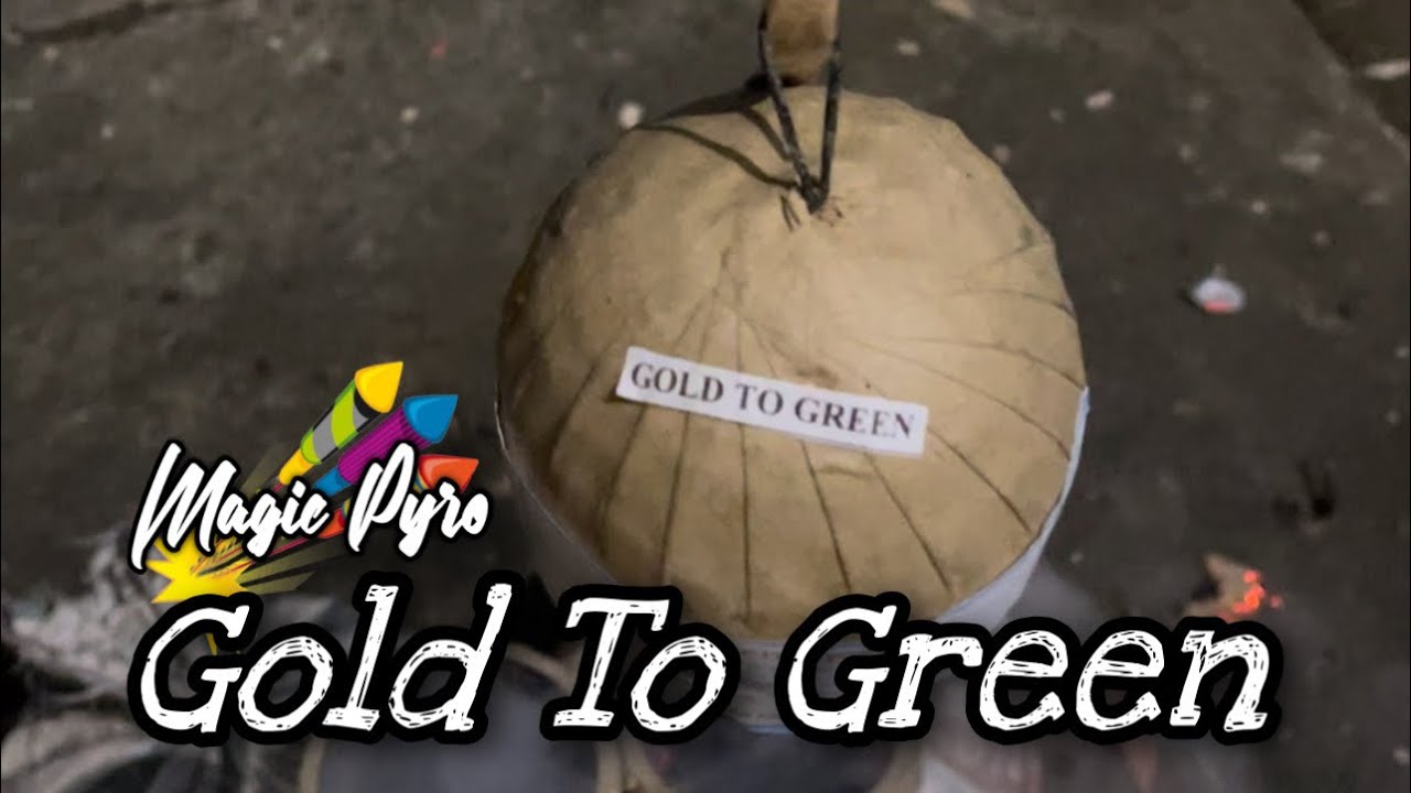 4inch Bomb Shell || Gold to Green - YouTube