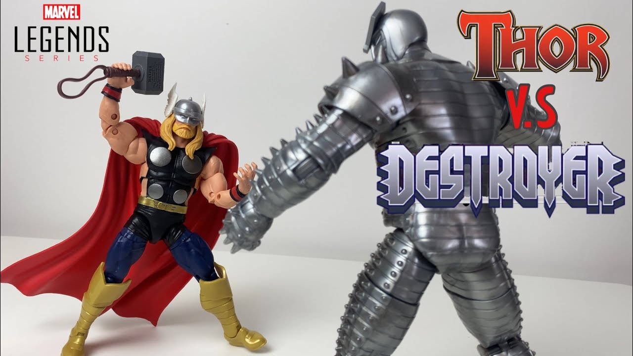 Marvel Legends THOR VS DESTROYER 60th Anniversary 2 Pack Review - YouTube