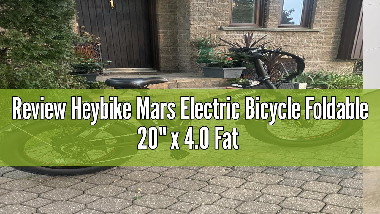 Review Heybike Mars Electric Bicycle Foldable 20" x 4.0 Fat Tire ...