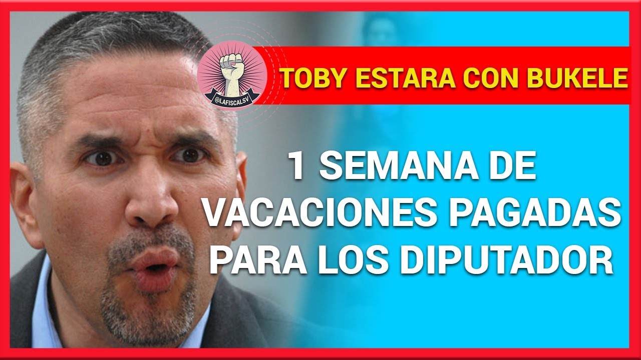 En vivo previo entrevista de Bukele con Toby jr, Diputados tomaran ...