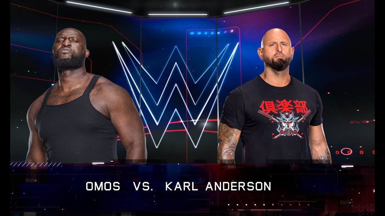 "WWE 2K23 Face-off: Omos vs Karl Anderson - Unleashing Raw Power ...