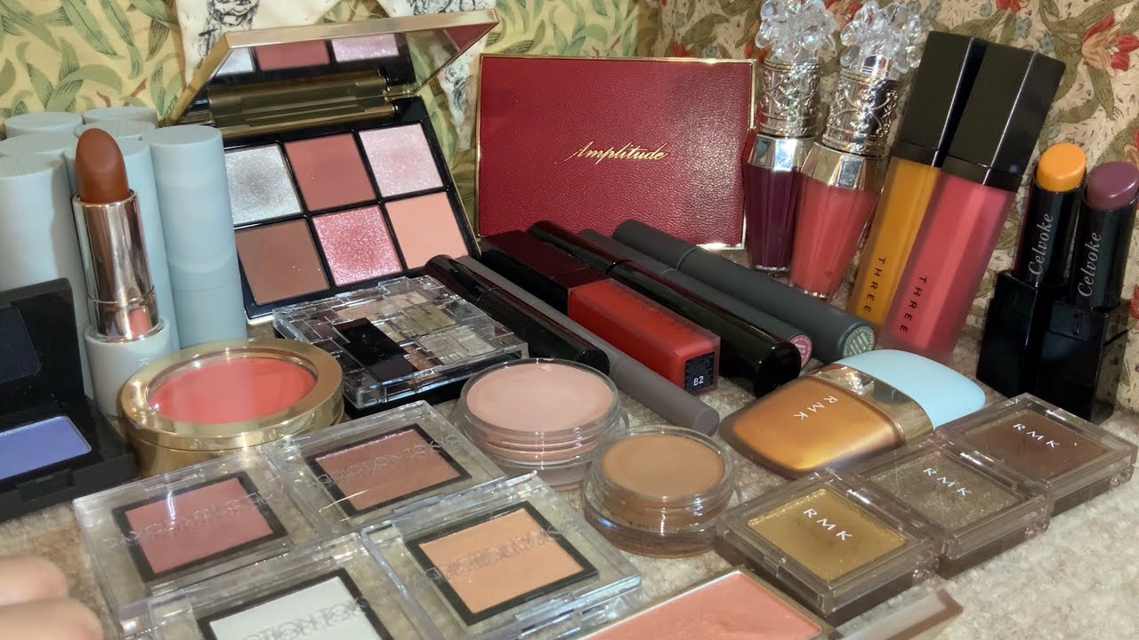 2023年春コスメ正直レビュー総括 THREE Celvoke RMK ADDICTION JILL STUART SNIDEL BEAUTY OSAJI KATE Amplitude デパ ...