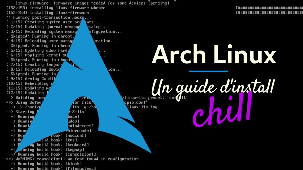Comment installer Arch Linux (UEFI) ? Un guide chill - YouTube