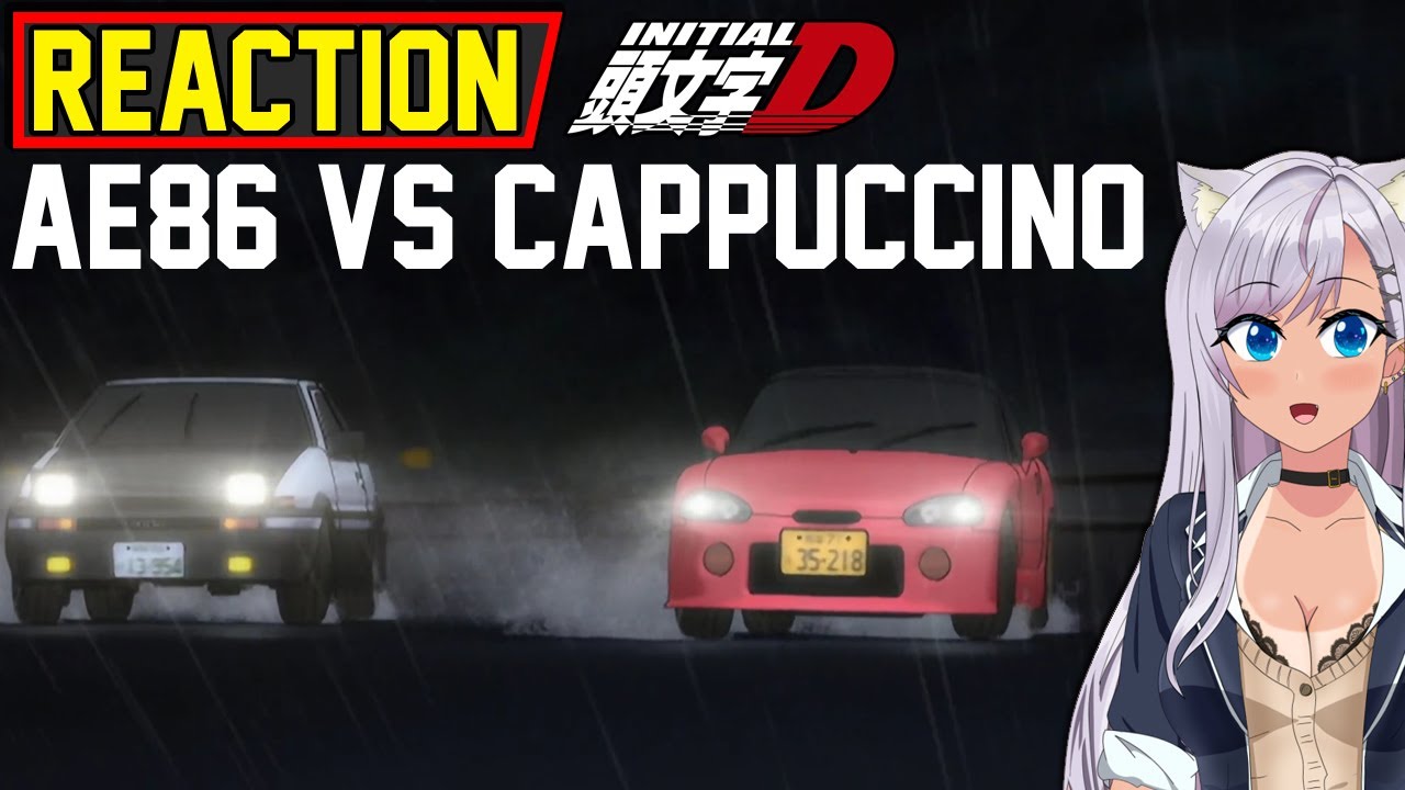 AE86 vs Suzuki Cappuccino | Initial D | REACTION Video - YouTube