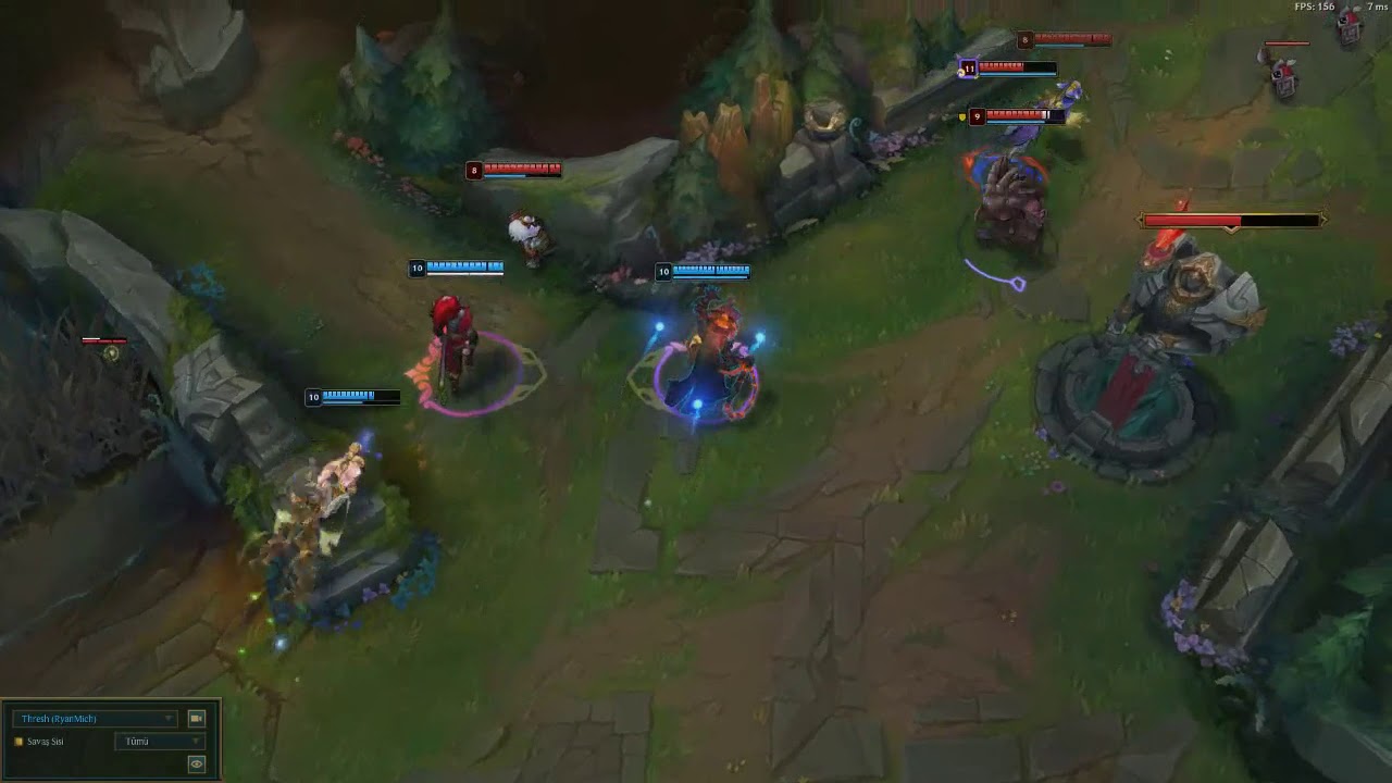 Thresh Q Tristana W - YouTube