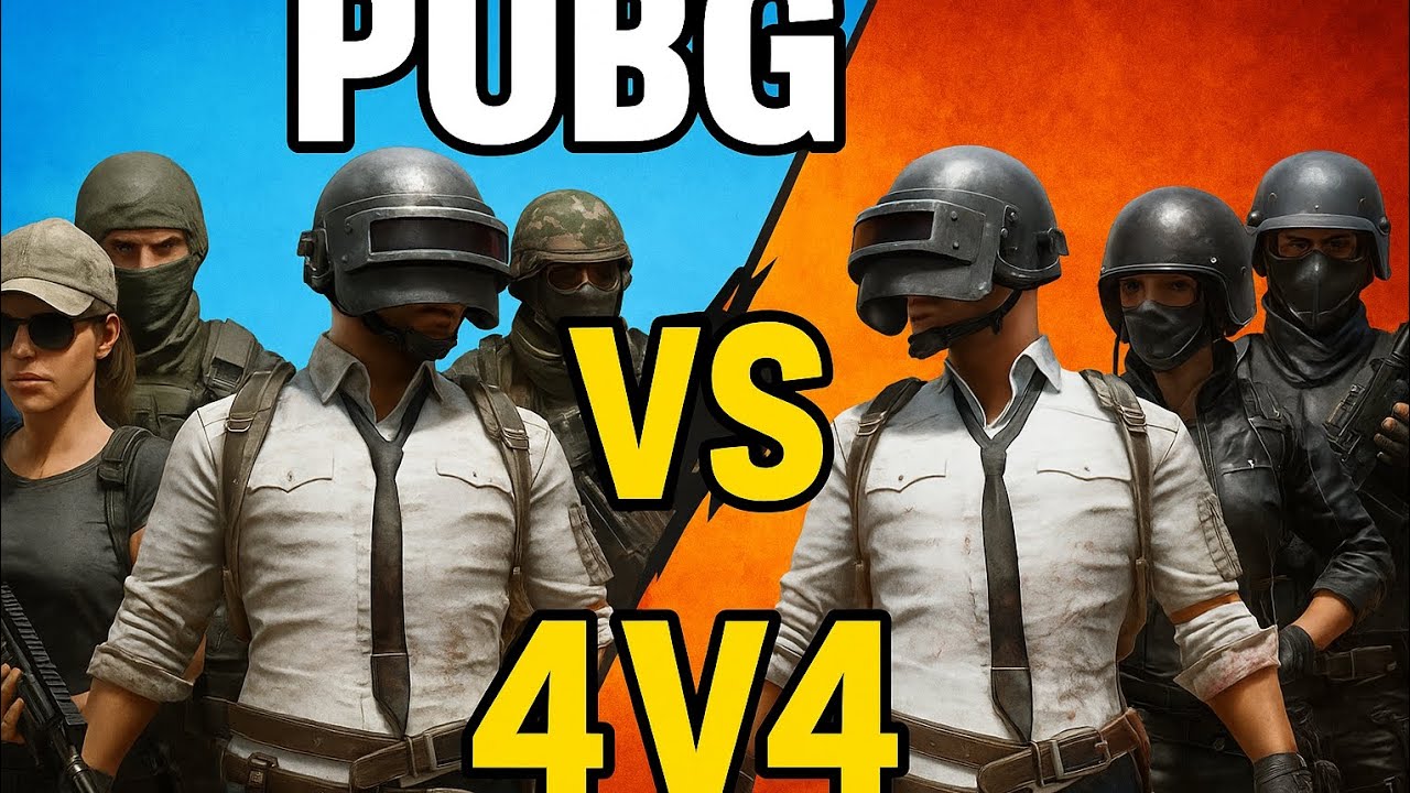 Red vs Blue Epic 4v4 TDM in PUBG - YouTube