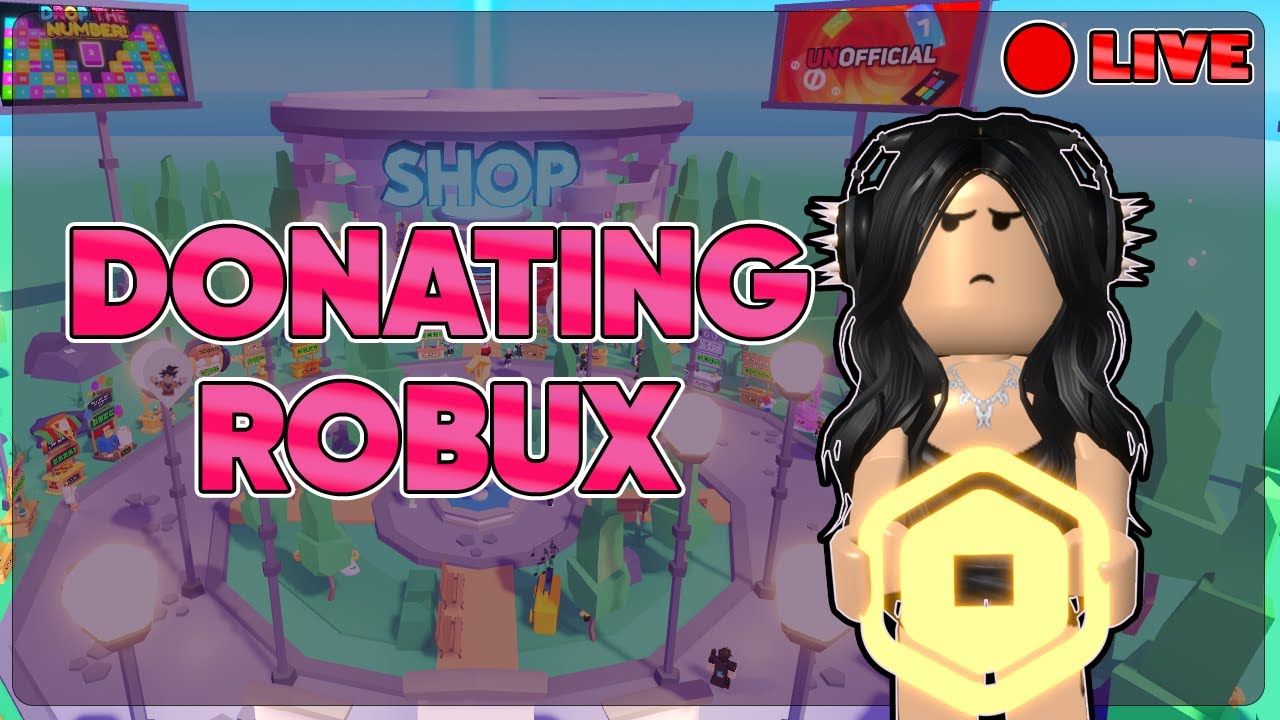 Donating to you!!🔴 pls donate robux - YouTube