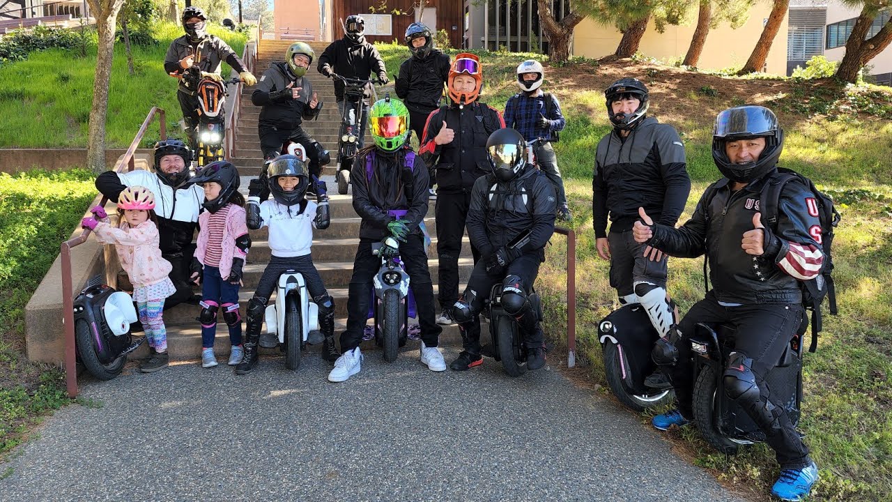 Euc Group Ride Raw Footage With the World Famous EUC Girl *Link to Her ...