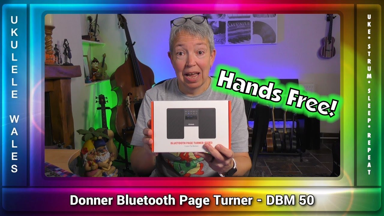 Donner Bluetooth Page Turner DBM 50 - Review & Demo - YouTube