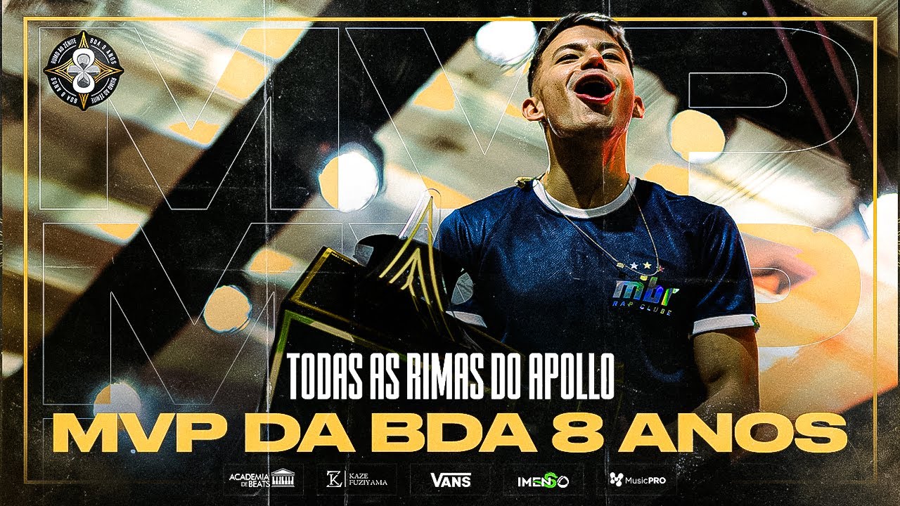 APOLLO MVP DA BDA 8 ANOS | TODAS AS RIMAS - YouTube
