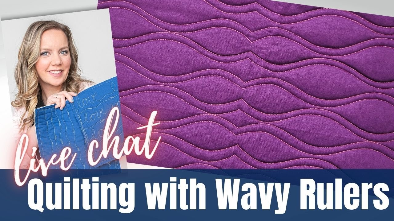 Wavy Rulers Quilting Tips- Live Chat with Angela Walters - YouTube