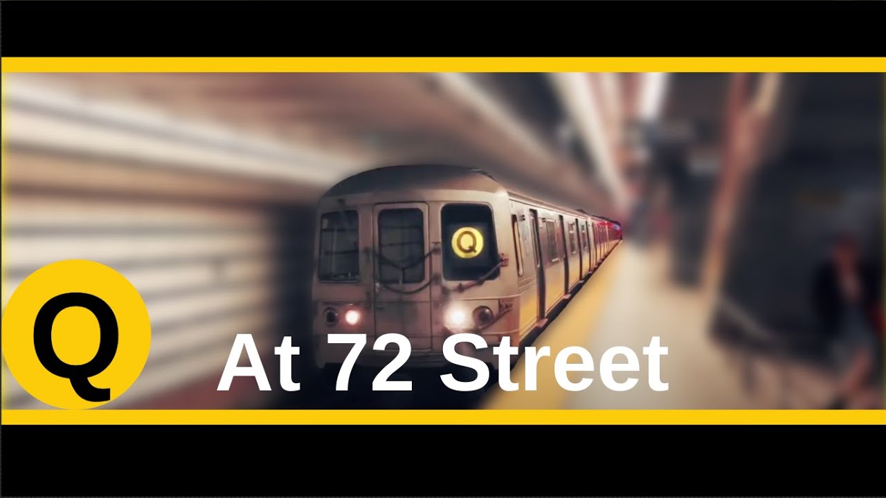 R46 (Q) Train Entering 72 Street Station - YouTube