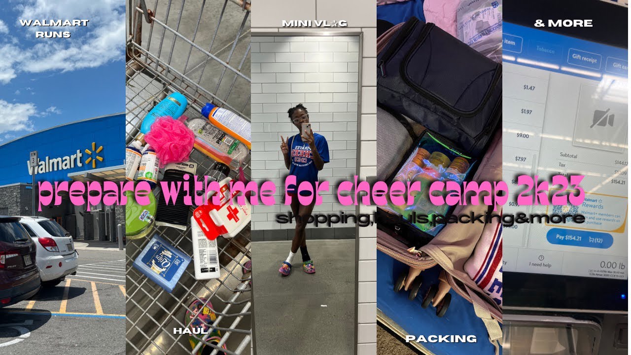 Prepare With Me For Uca Cheer Camp 2k23 Shopping Hauls Packing More