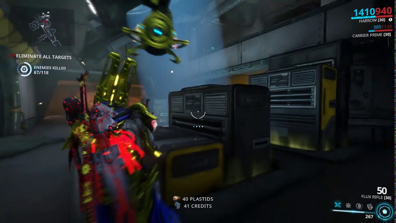 Warframe Flux Rifle gameplay - YouTube