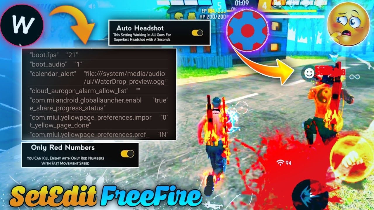 Enable THIS settings for MORE HEADSHOTS in free fire 🤫 Set Edit free fire commands - YouTube