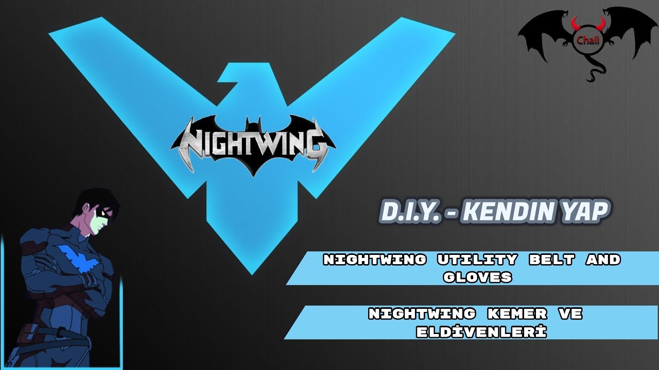 Nightwing - DIY - Utility Belt and Gloves - Nightwing Kostüm Yapımı ...