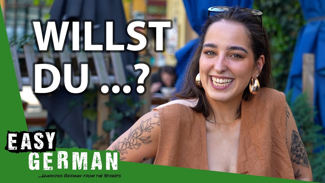 101 Real Life Sentences with the Verb "wollen" | Easy German 606 - YouTube