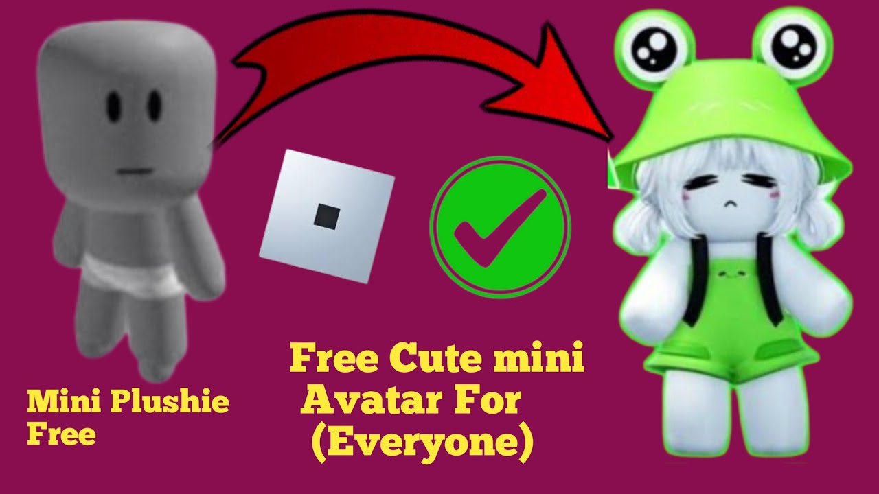 How To Be A Cute Mini Roblox Avatar For Actually Free For(everyone).Get ...