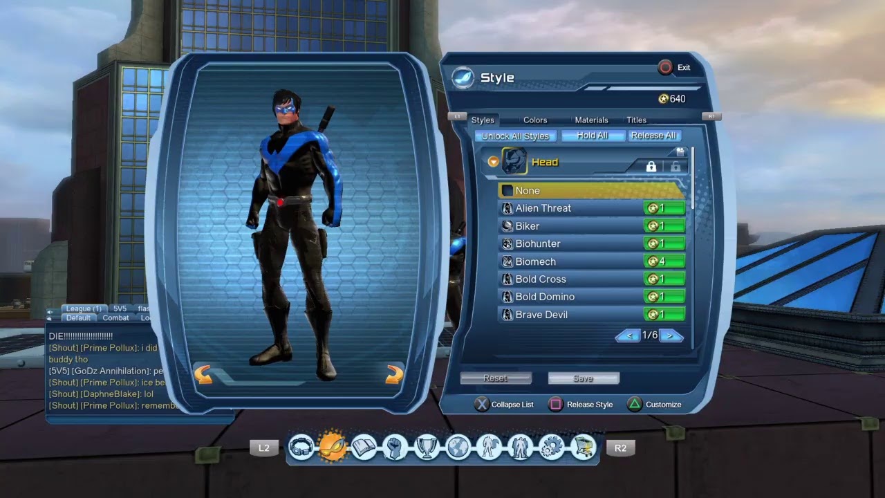 Dcuo nightwing style - YouTube