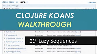 Learn Clojure - Clojure Koans Walkthrough in Light Table IDE - YouTube