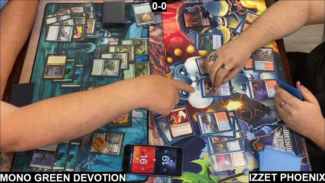 Pioneer - Mono Green Devotion Vs Izzet Phoenix - YouTube