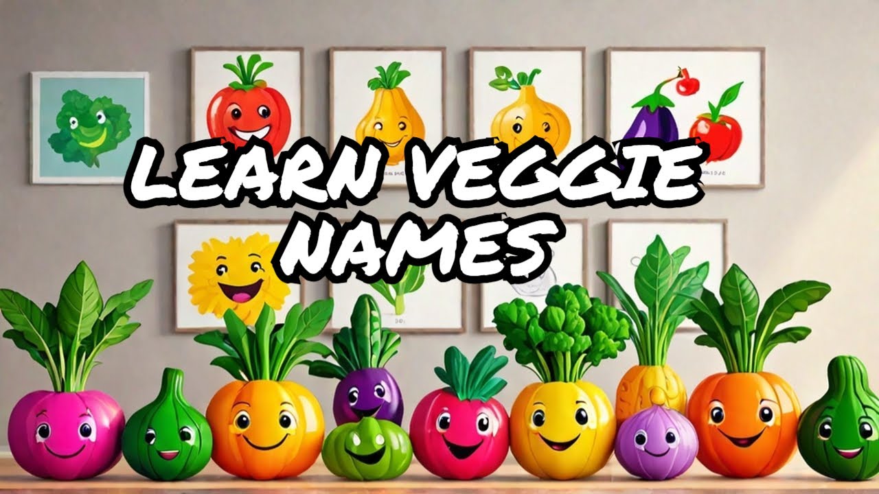 KOKO JUNIOR KIDS Teaches You 30 Vegetable Names in 5 Minutes - YouTube