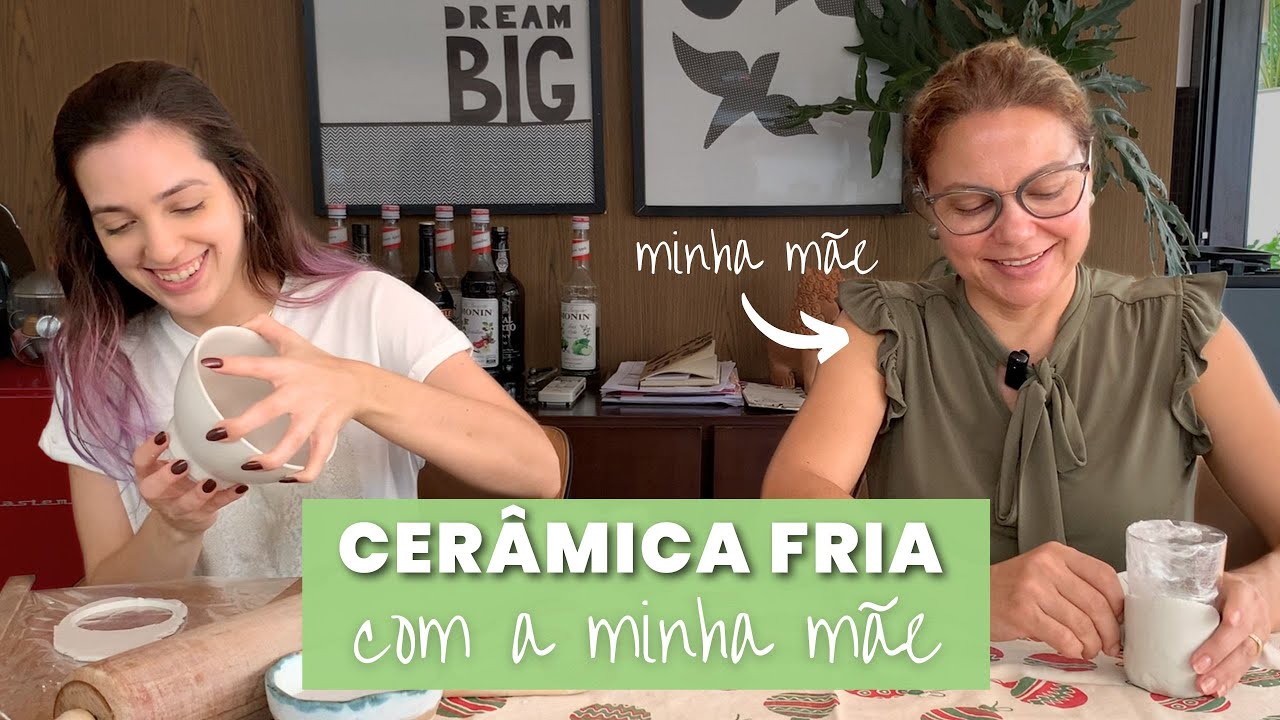 Cerâmica fria com a MINHA MÃE - YouTube