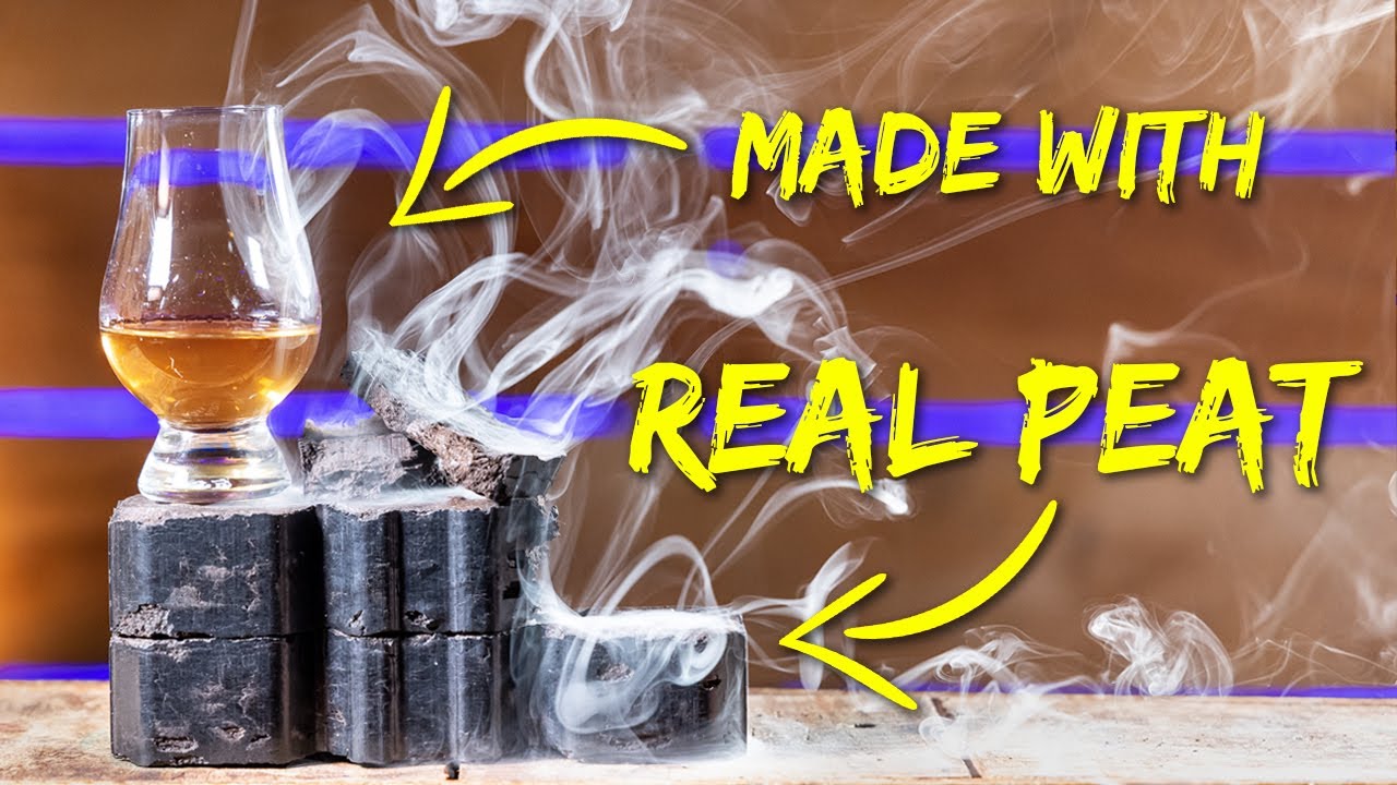 Cold Smoking Whiskey With Real Peat - YouTube