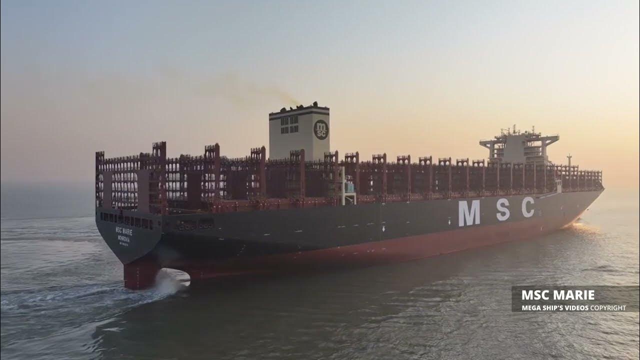 MSC Marie | new build container ship 16000 TEU - YouTube