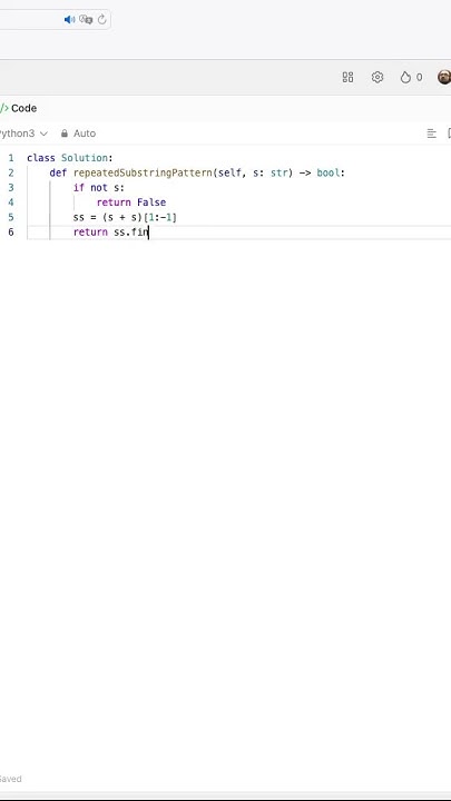 Leetcode 459 Repeated Substring Pattern Leetcodechallenge Python