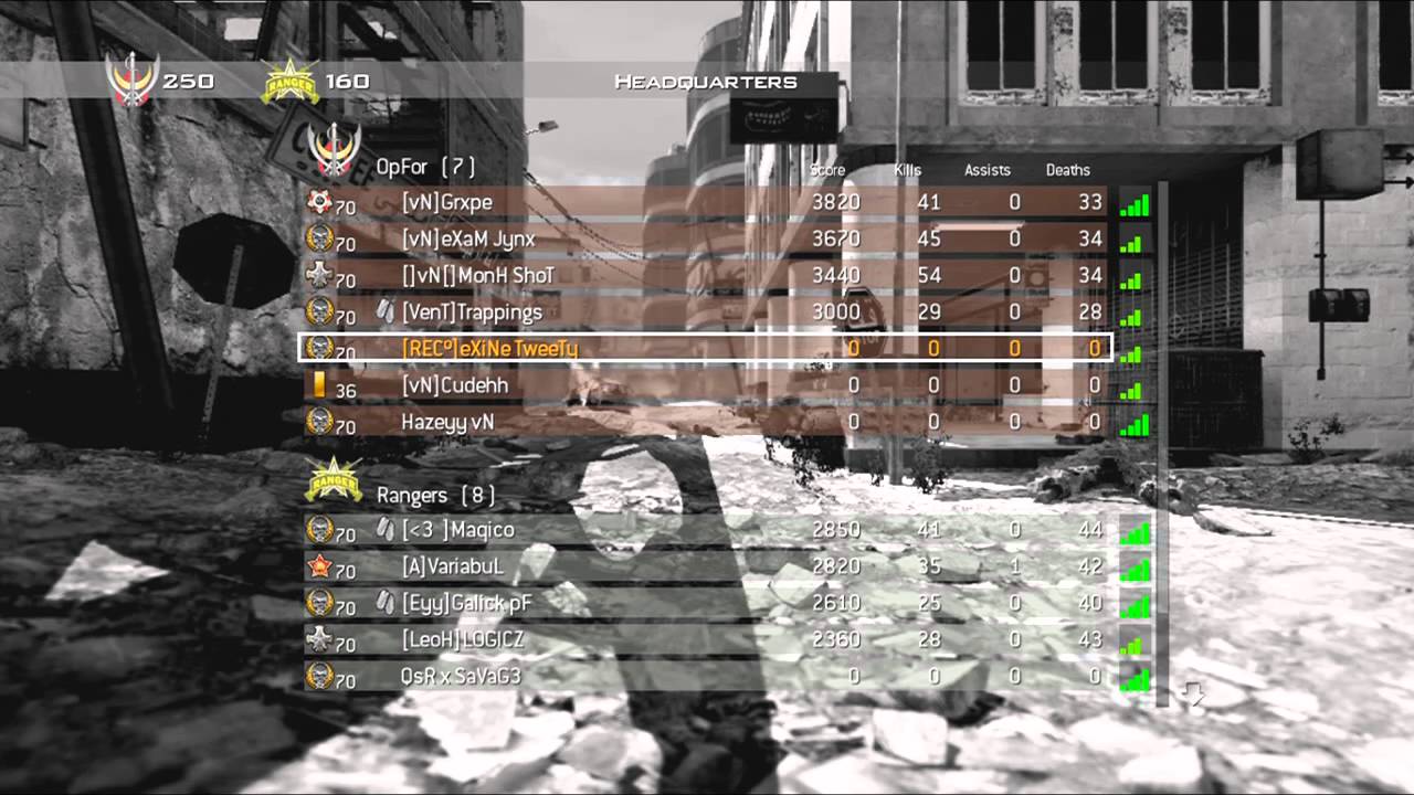Mw2 clan match : : VeN vs. pF 2-0 - YouTube