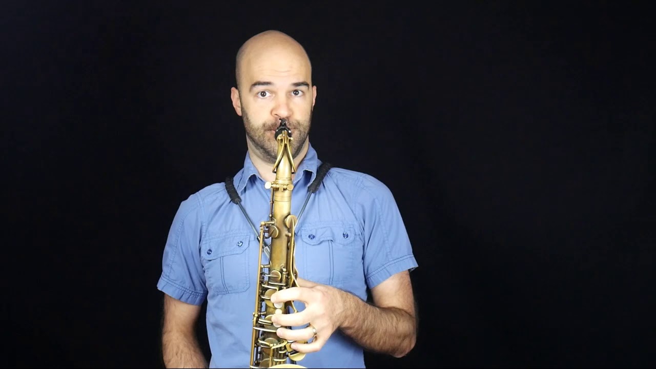 Concert Eb Major on Saxophone - Half Notes - YouTube