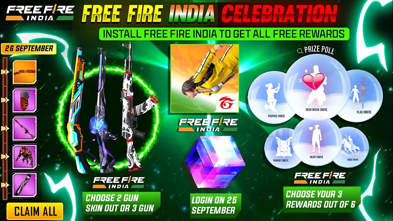 free fire India celebration - YouTube