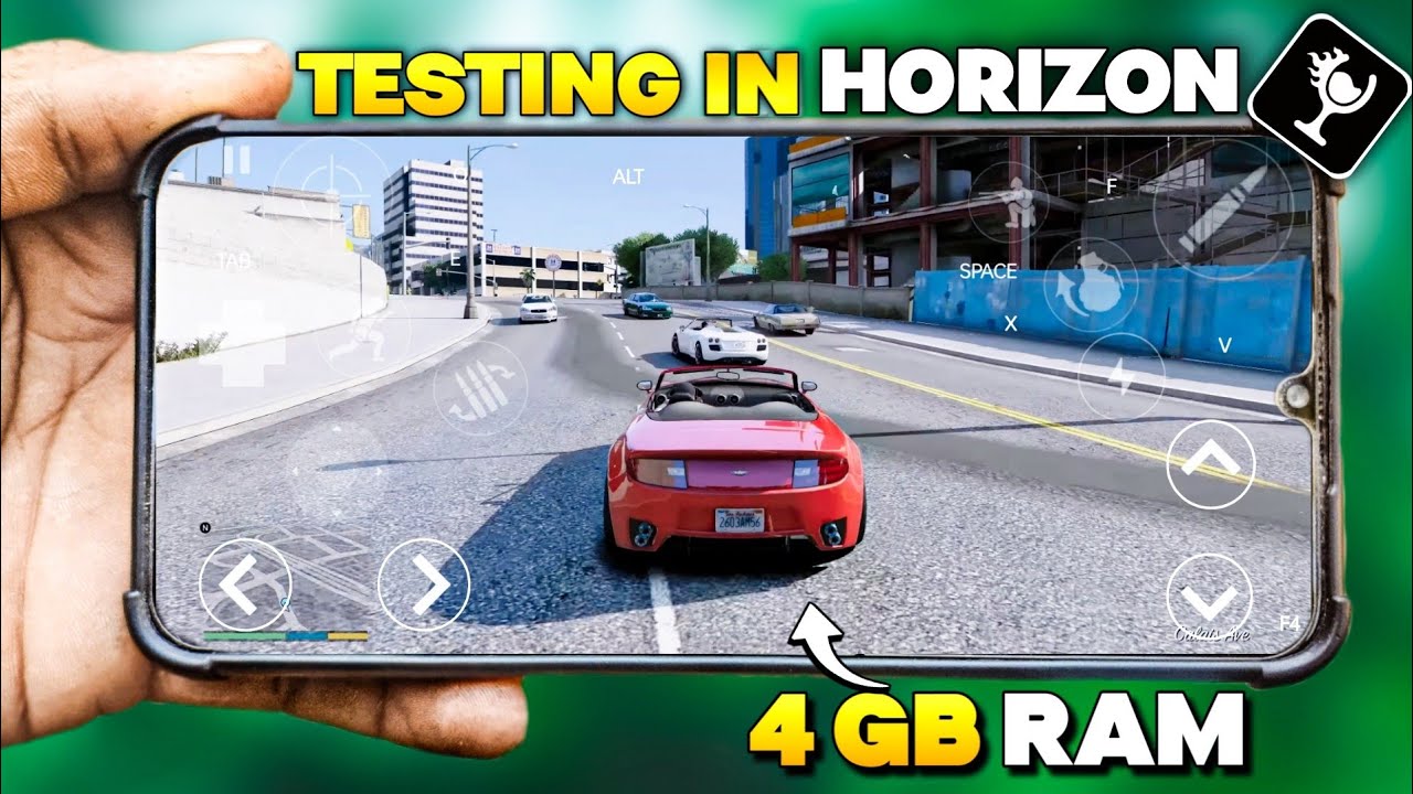 TESTING GTA5 on Low End Mobile | Horizon Emu 4GB Ram GTA5 Test - YouTube
