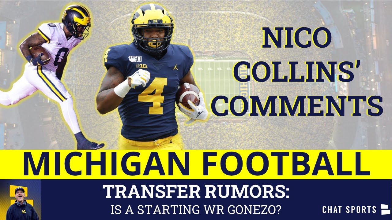 Michigan Football Rumors On Giles Jackson Transfer, Nico Collins ...