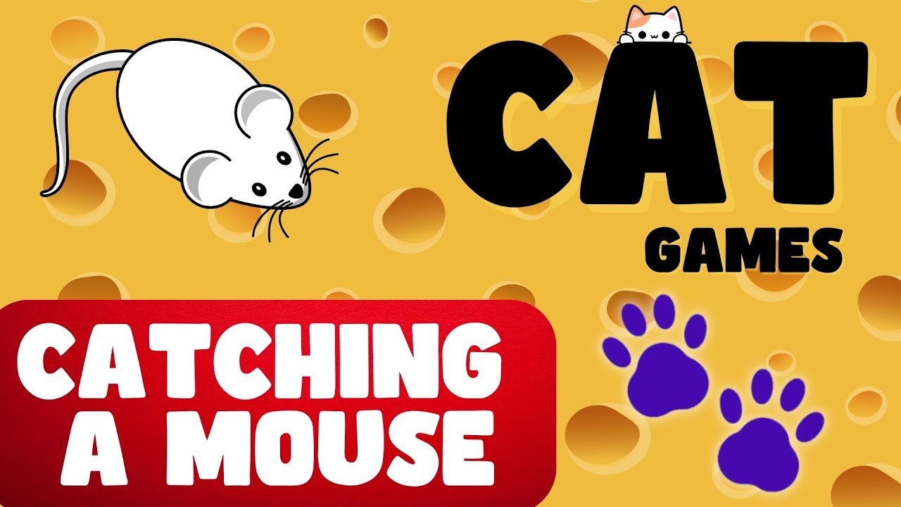 CAT GAMES - Catching A Mouse! (MOUSE FOR CATS TO WATCH) - YouTube