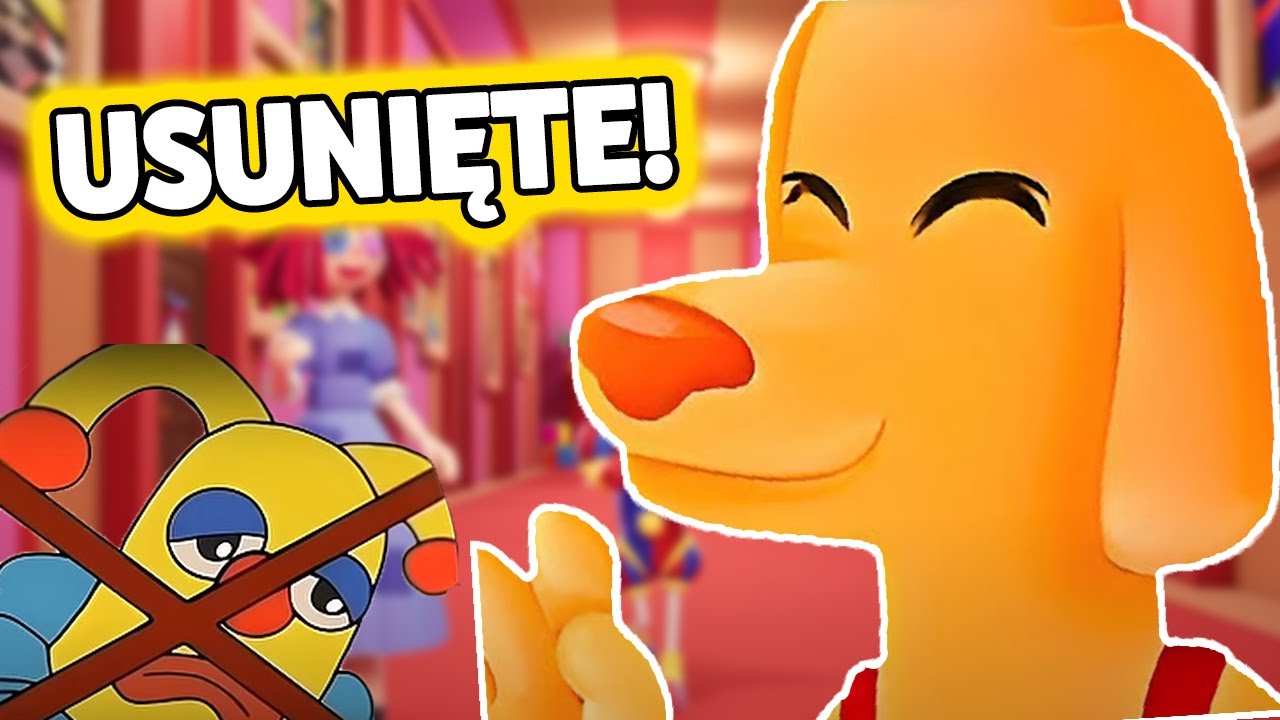 WSZYSTKIE USUNIĘTE POSTACIE z CYFROWEGO CYRKU (THE AMAZING DIGITAL ...